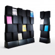 Window Magazine Display | Abstracta Displays and Acostic Dividers ...